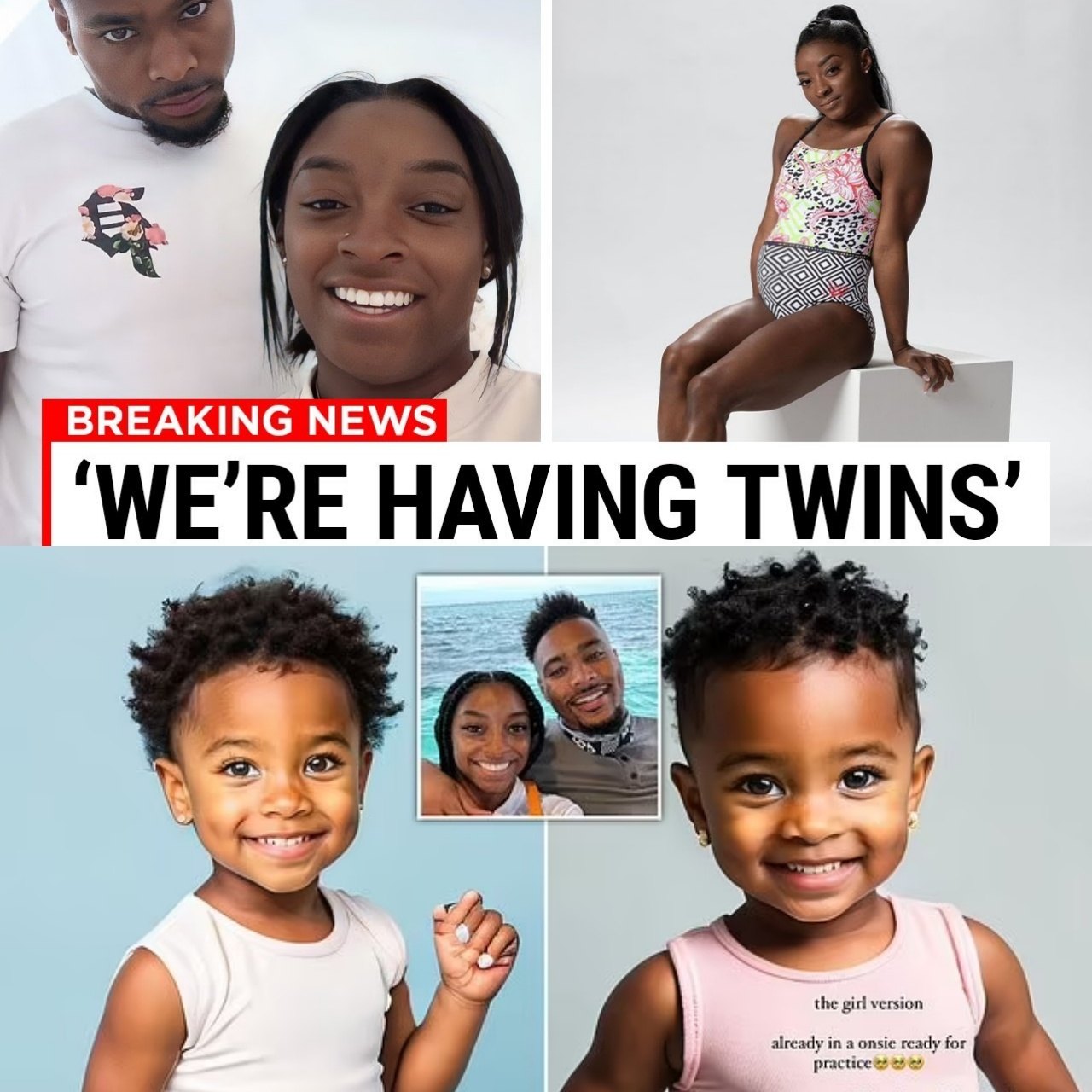 Gymnast Queen Simone Biles REVEALS She’s Having Twins & Her Plans For ...