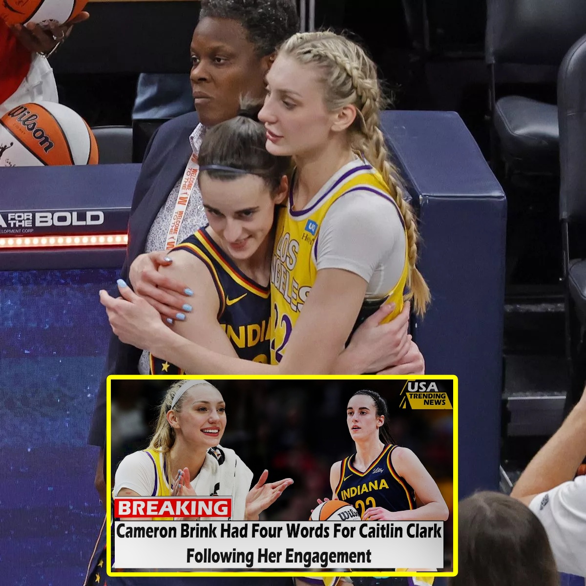 Cameron Brink Had Four Words For Caitlin Clark Following Her Engagement ...