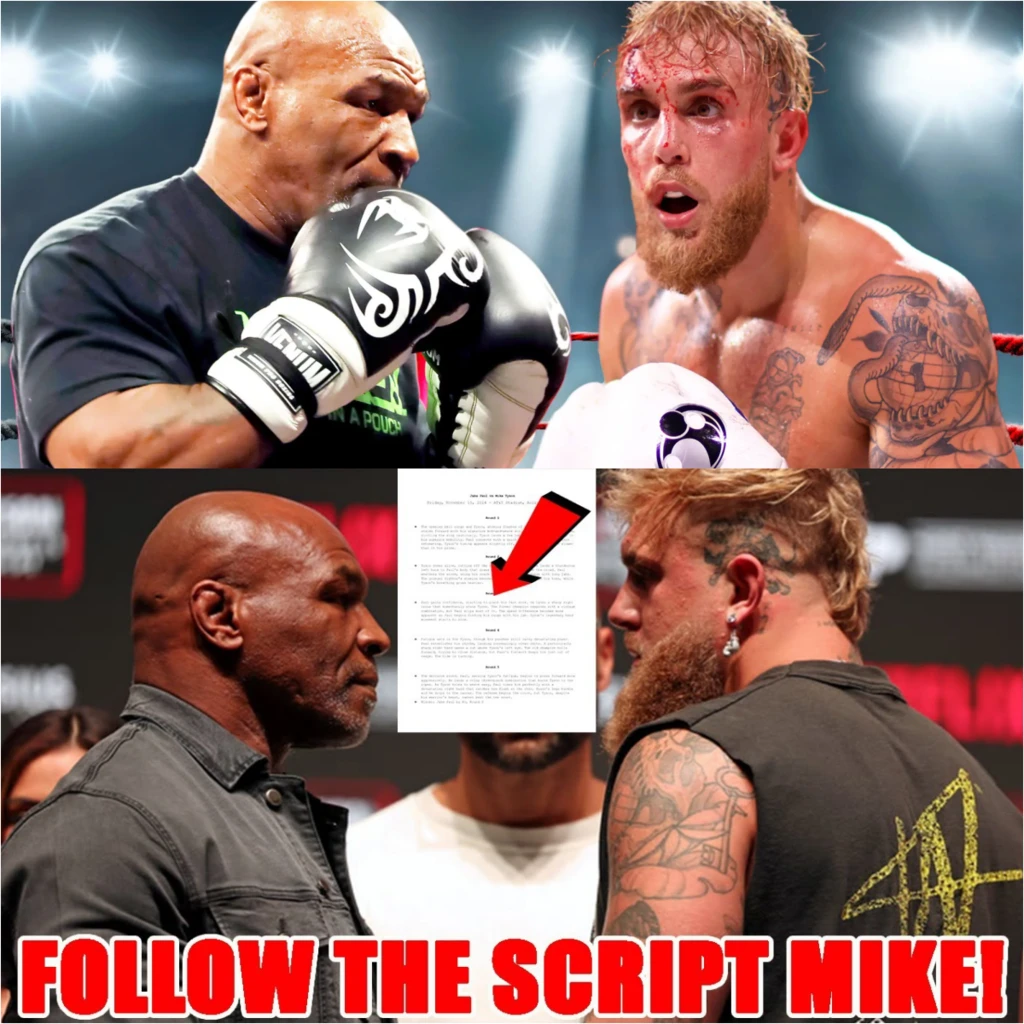 SHOCKING SCRIPT LEAK EXPOSES Jake Paul vs Mike Tyson fight as ...
