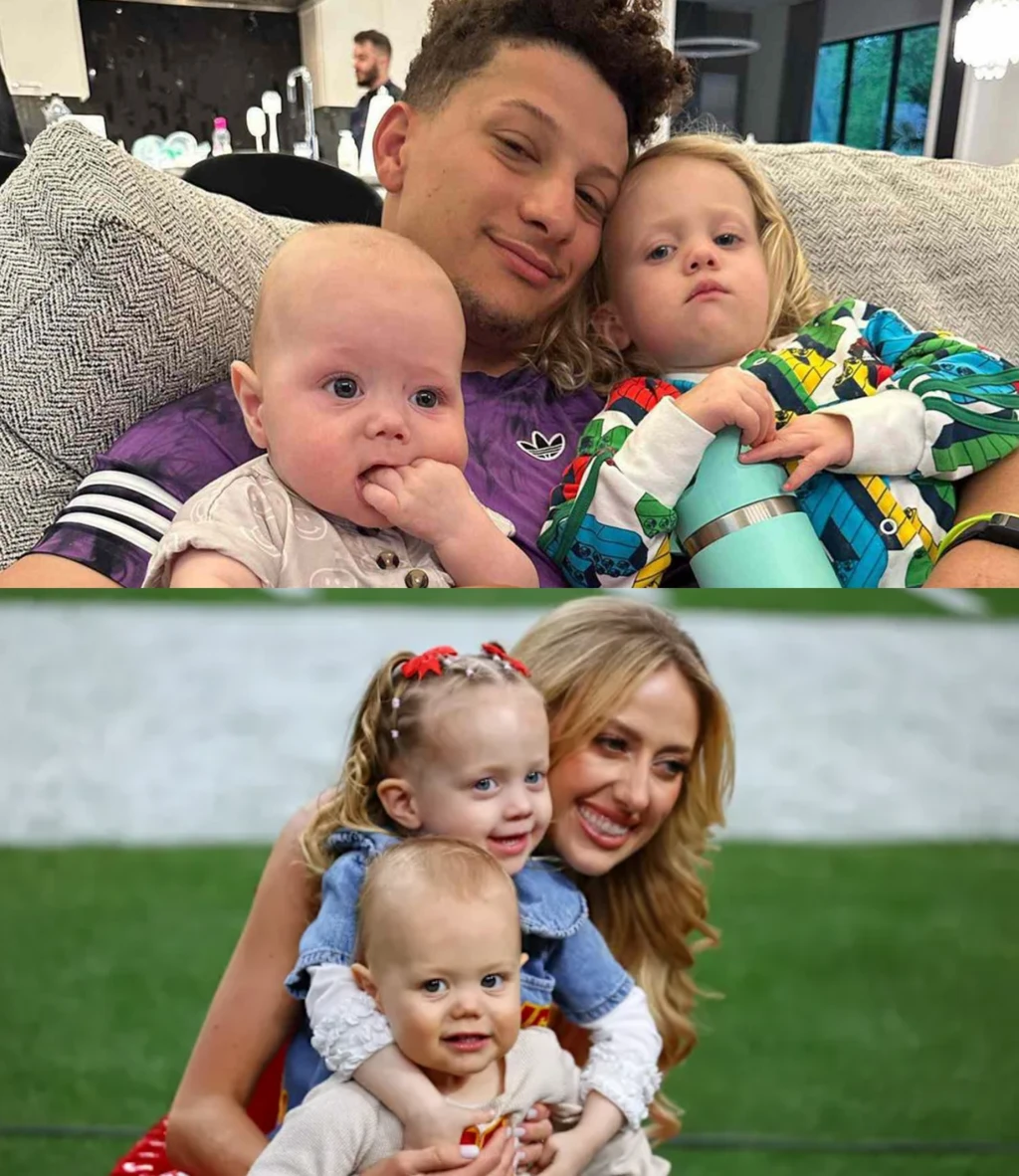 Patrick Mahomes’ children, Sterling and Bronze, got into a heated ...